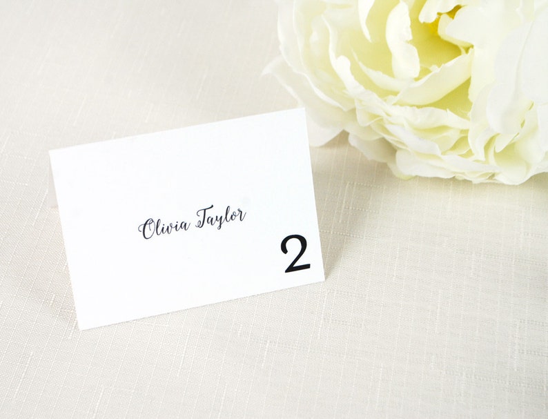 Table Number Stickers Elegant Serif Font - Etsy