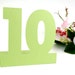 Simple Modern Self Standing Table Numbers Set of 10 Choose Your Own ...