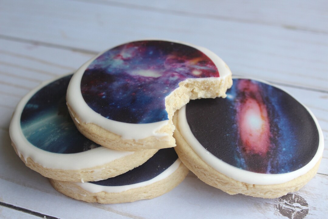 Galaxy | Space Themed Cookies | Astronaut Sugar Cookies | One Dozen - Etsy