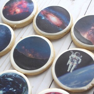 Galaxy | Space Themed Cookies | Astronaut Sugar Cookies | One Dozen - Etsy