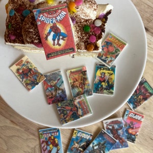 Comic Book|cake Topper|comic Book Cake Toppers 12| Edible Cake Topper ...