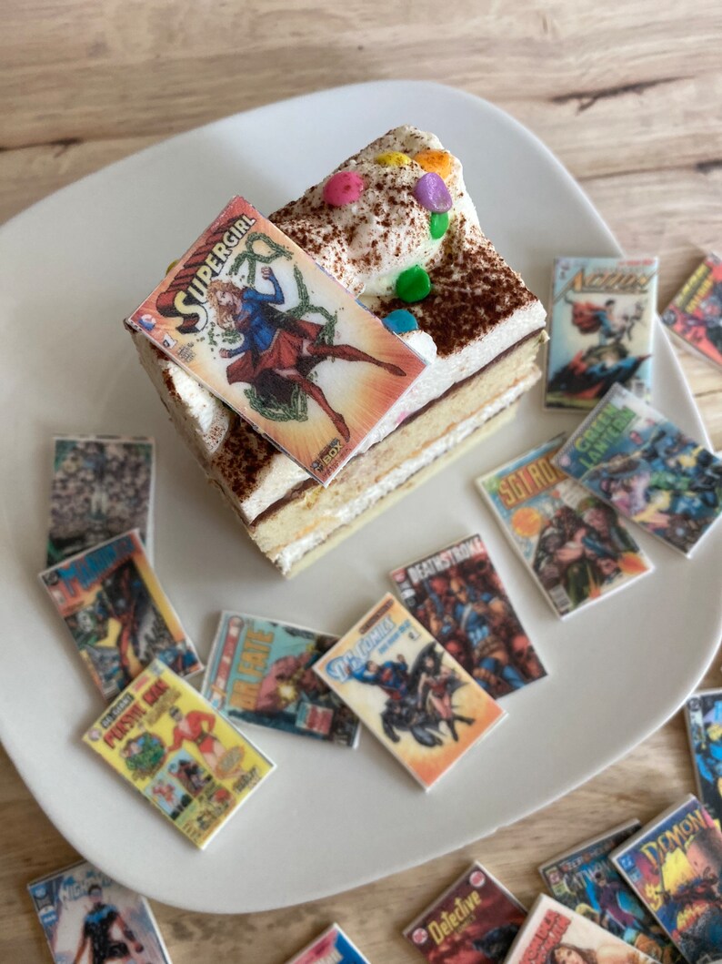 Comic Bookcake Toppercomic Book Cake Toppers 12edible Cake - Etsy