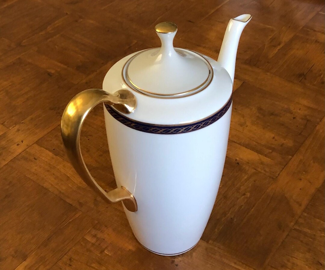 Vintage Lenox China hamilton Coffee Pot With Lid, Presidential ...