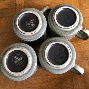 Vintage Denby "sonnet" - Set of Four Small Cups (no Saucers) - Etsy