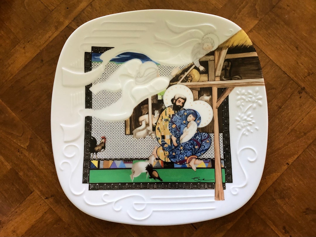 Collectors Plate, Edwin Knowles Limited Issue “the Story of Christmas ...
