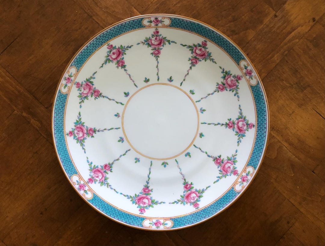 Antique Minton “persian Rose” (pattern B838) - Round Cake Serving Plate ...