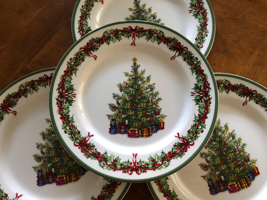 Vintage Christopher Radko “holiday Celebrations” (green Trim) - Set of ...