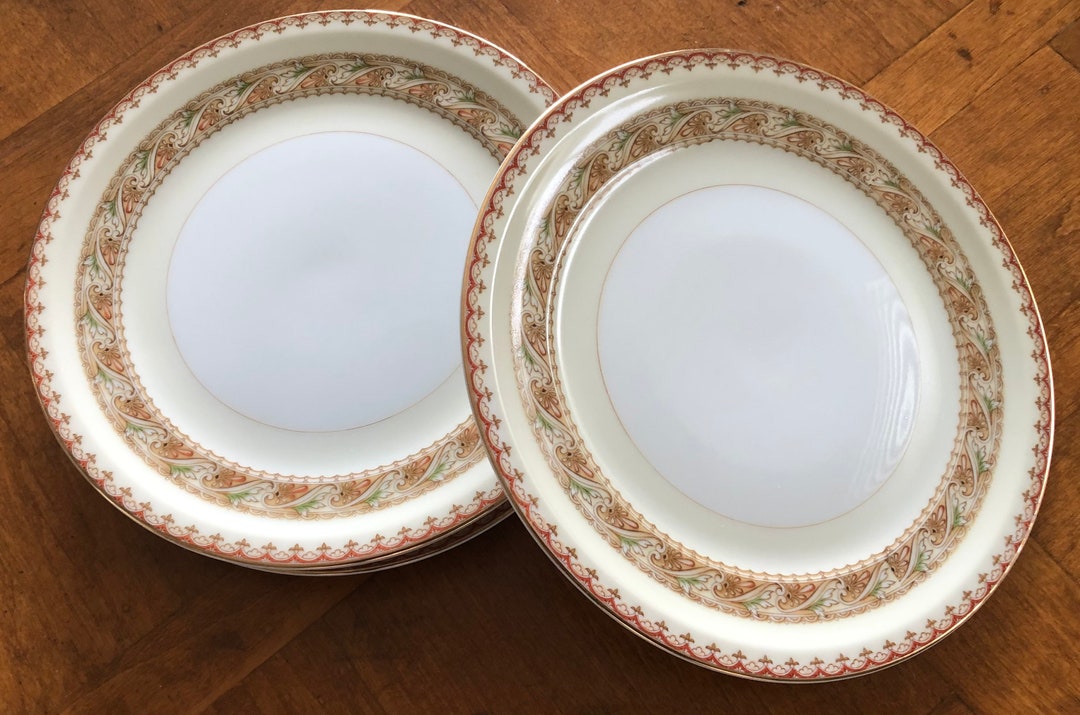 Vintage Meito China (japan) (pattern MEI93) - Set of Four Bread, Tea ...