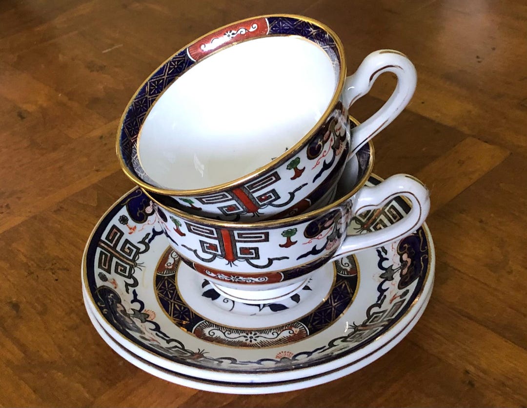 Vintage Nikko China (japan) (pattern H491) - Two Teacups and Two ...