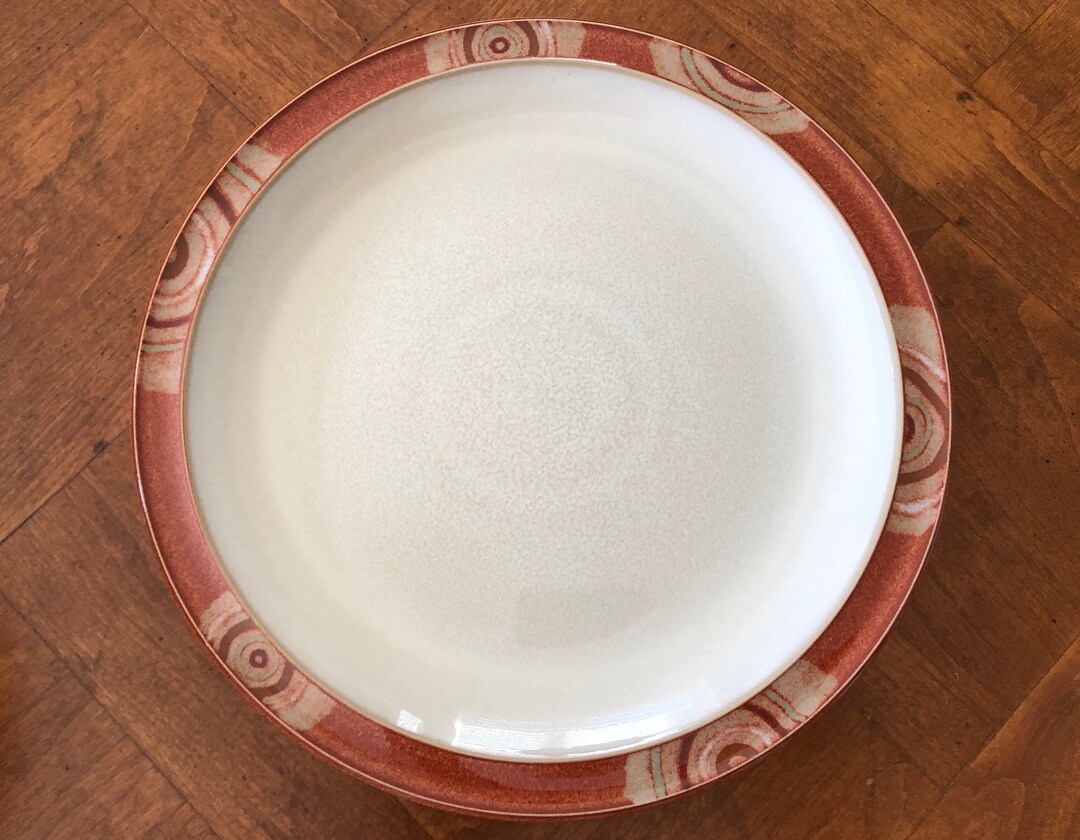 Vintage Denby Pottery "fire Chilli" - Set of Four Salad Plates, English ...