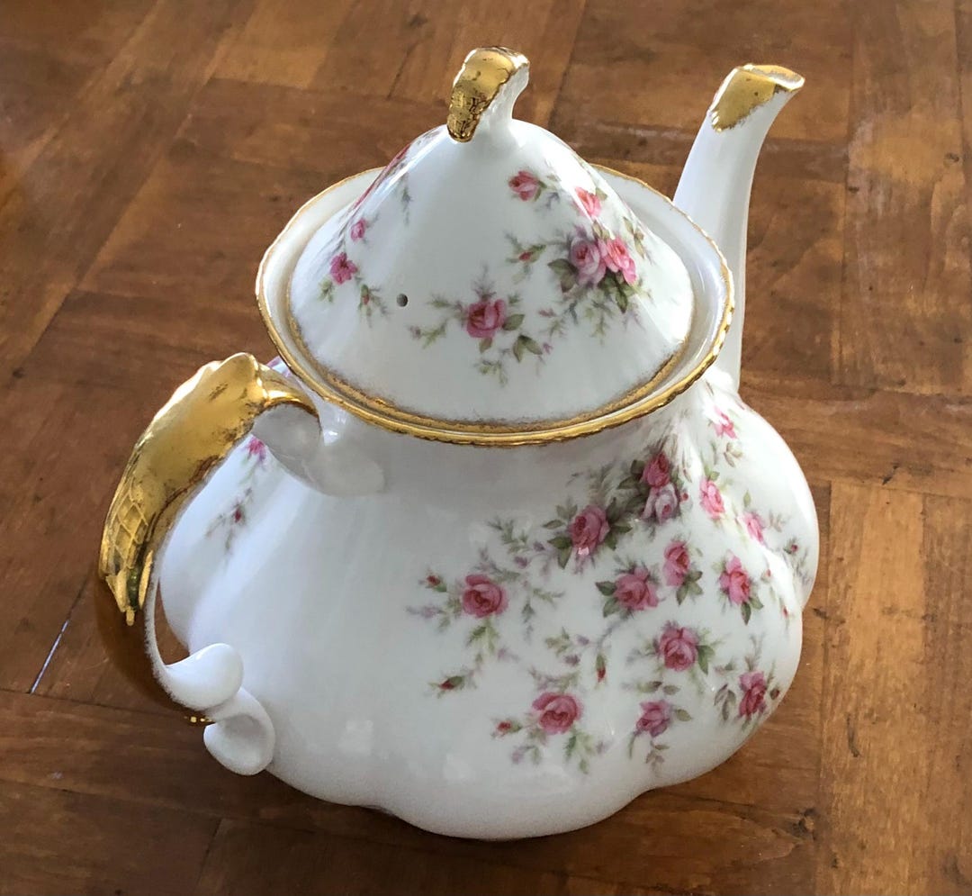 Paragon "victoriana Roses" - Teapot, Pink Roses China - Etsy