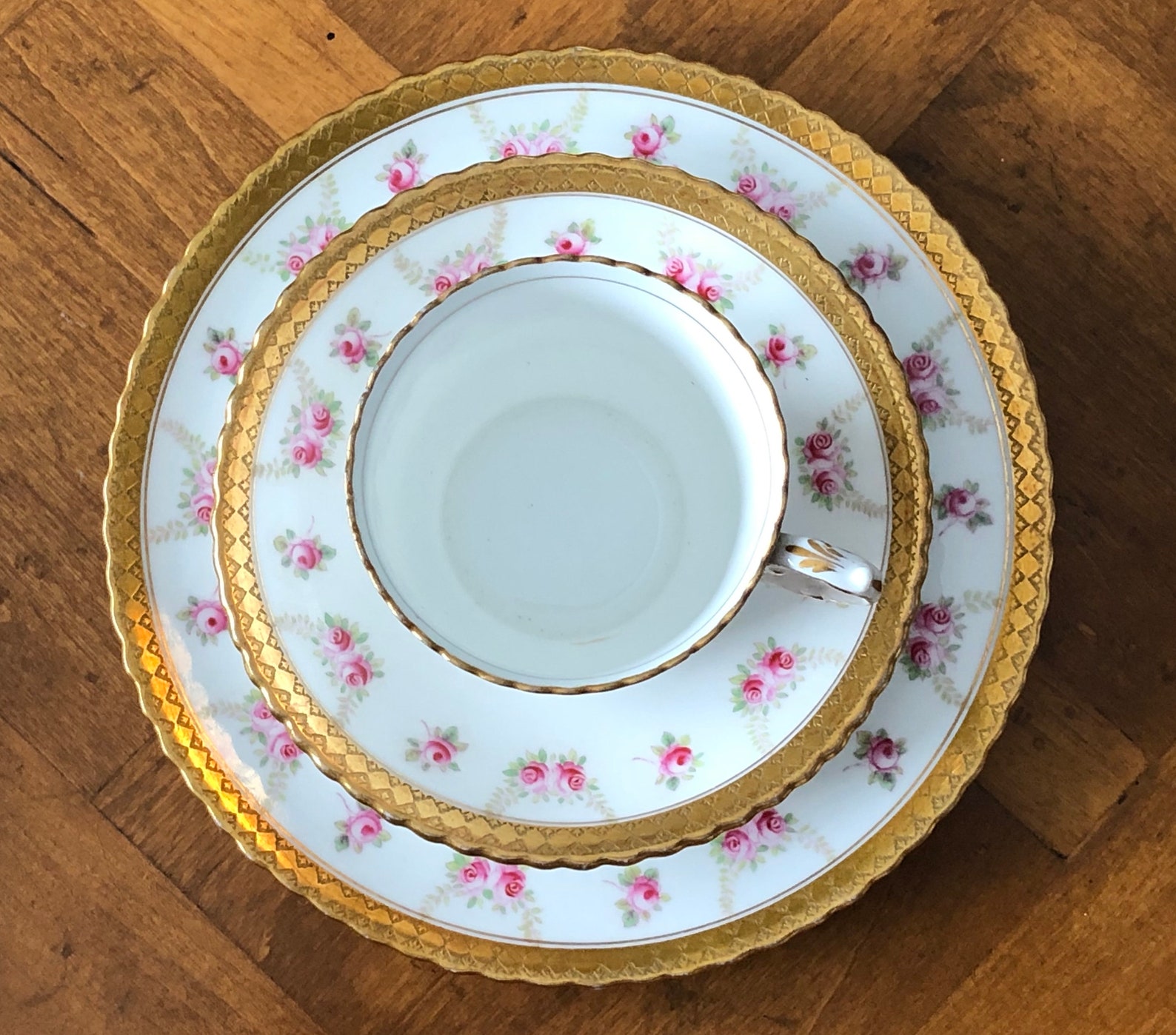 Aynsley China Pattern No. 14931 Hand-painted Pink Rosebud - Etsy