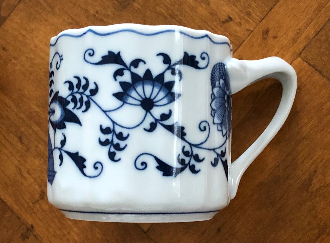 Vintage Blue Danube (japan) - Single Mug, Blue and White China - Etsy