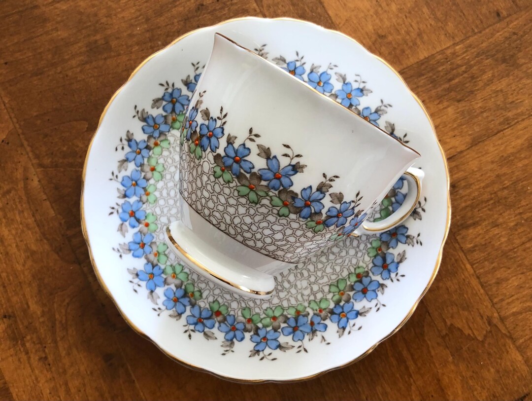 Vintage Tuscan Royal Tuscan (pattern TUS62) - Single Teacup With Saucer ...