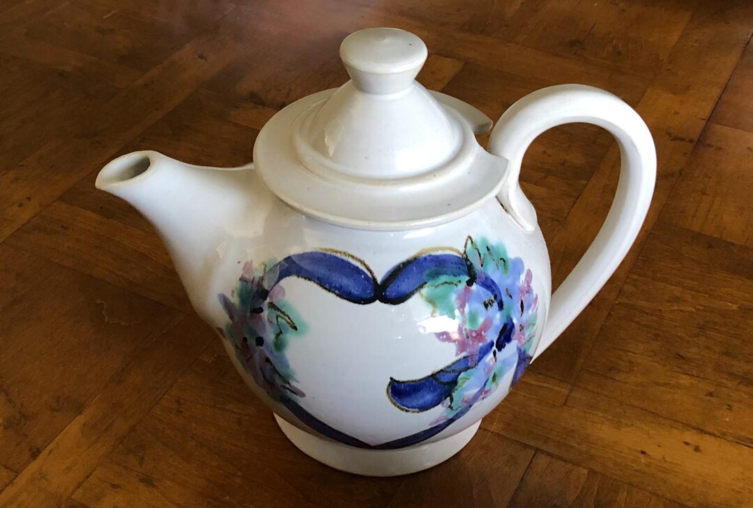 Signed Judy Goodwin Pottery - Studio Pottery Teapot - Etsy