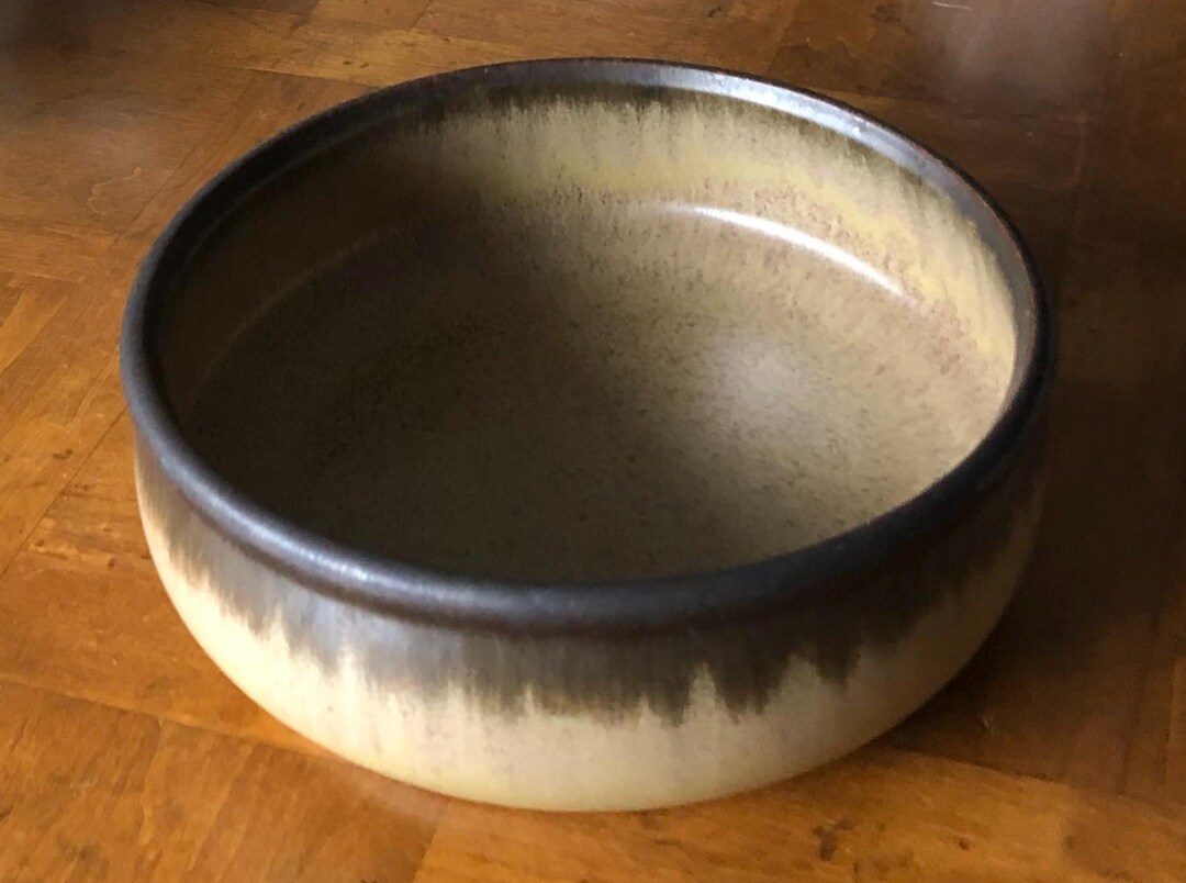 Vintage Denby "romany-brown" - Round Serving Bowl - IMPERFECT - Etsy
