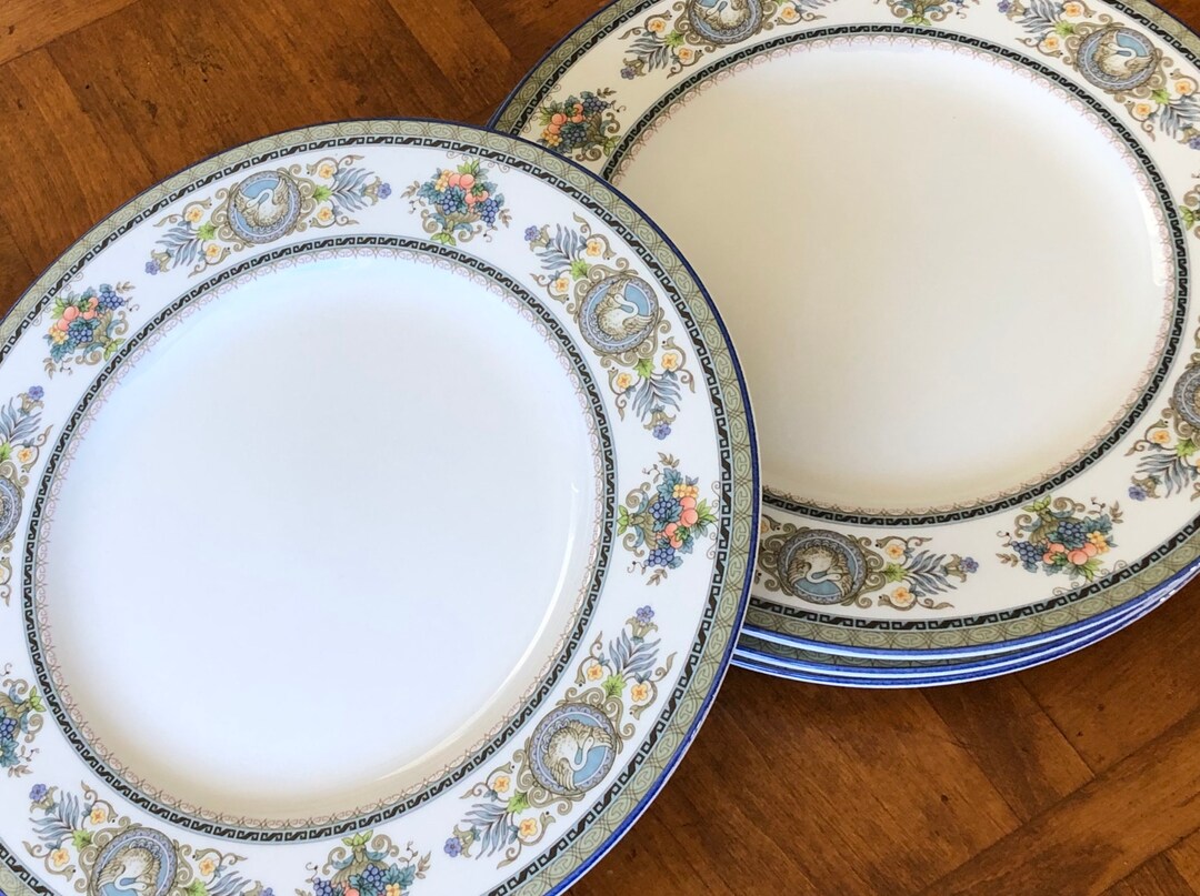 Mikasa victorian Crest Pattern HK305 Set of Four - Etsy