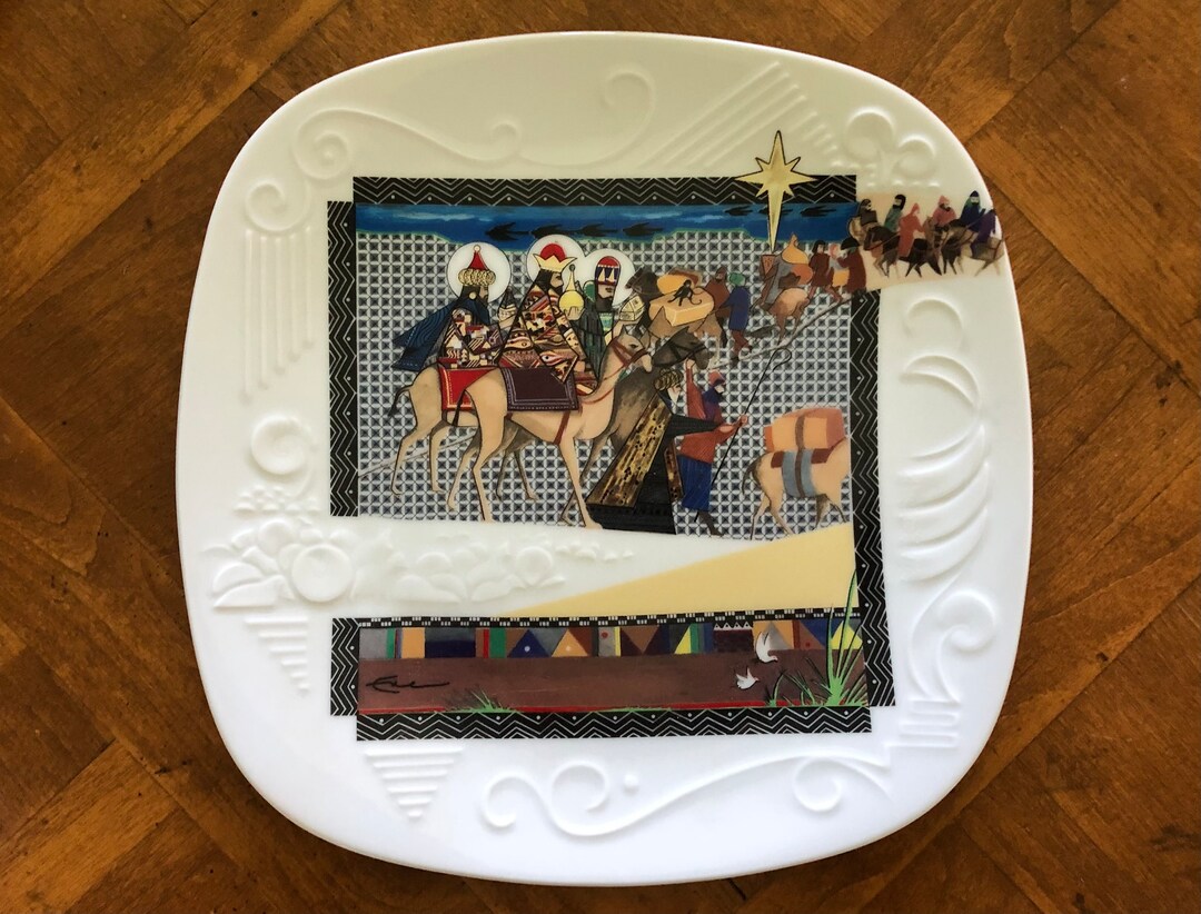 Collectors Plate, Edwin Knowles Limited Issue “the Story of Christmas ...