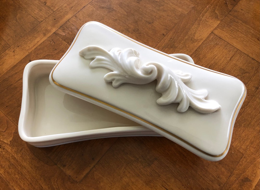 Lenox Trinket Box With Lid ivory 3431-W339 - Etsy