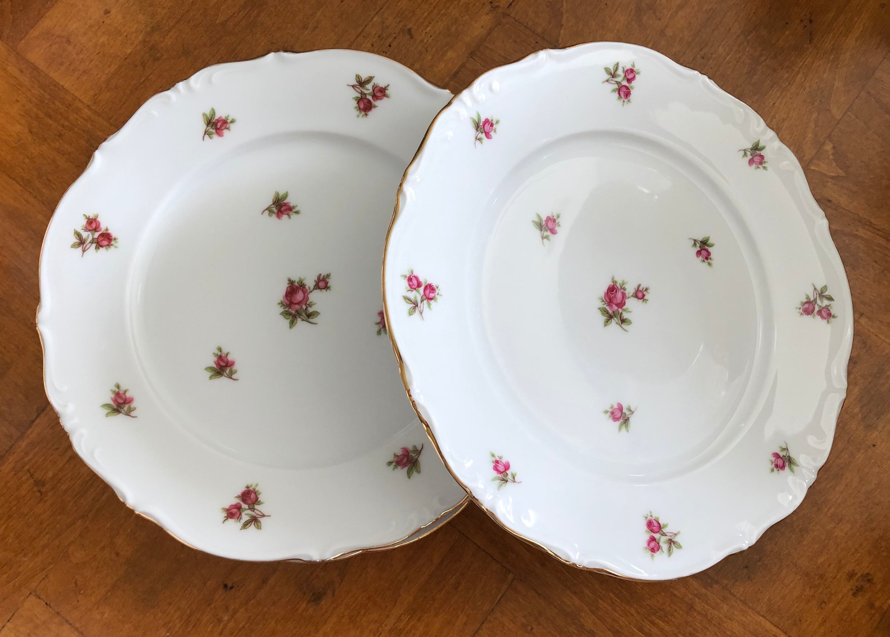 Bavaria West Germany Rosebud Pattern Floral China Set of - Etsy