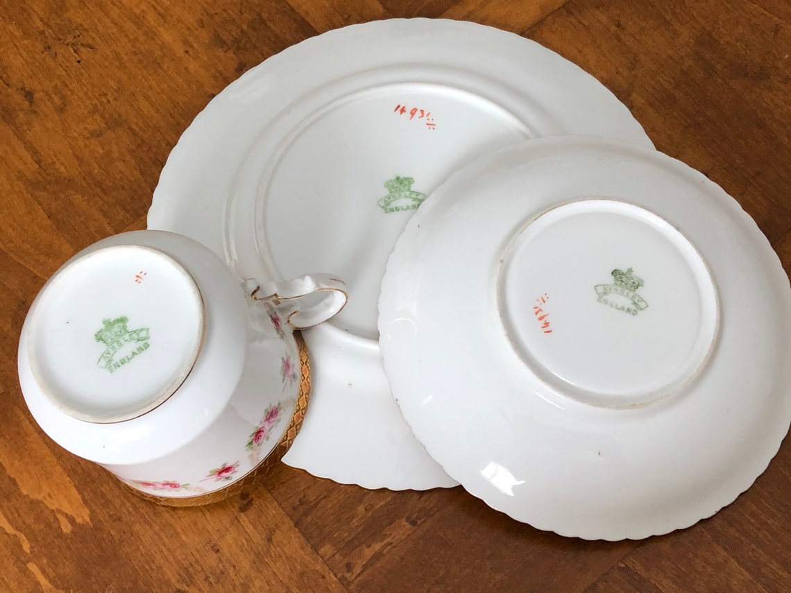Aynsley China Pattern No. 14931 Hand-painted Pink Rosebud - Etsy