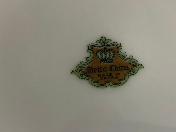 Logotipo De Meito China Vintage Hand Painted Japan Meito China Dinner