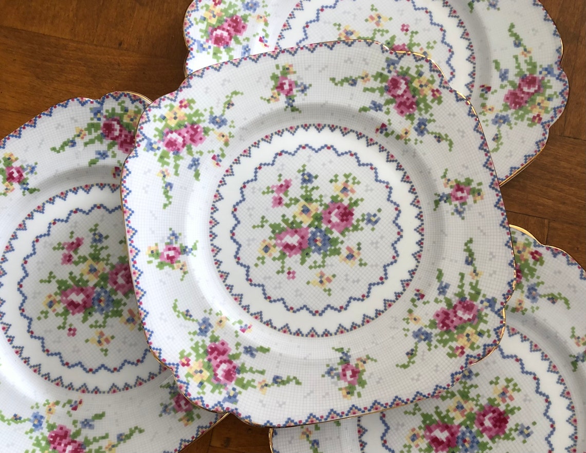 Royal Albert petit Point Pattern English Fine Bone - Etsy