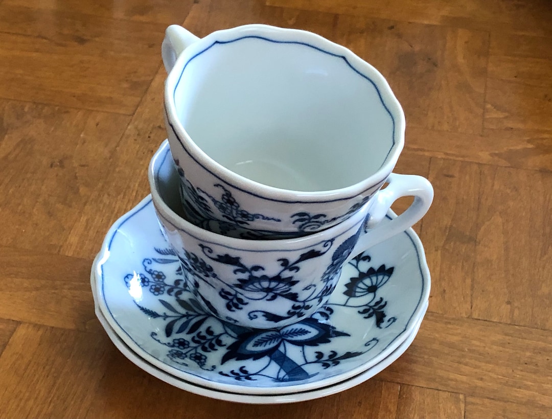 Vintage Blue Danube China (japan) Classic Blue and White Pattern - Two ...