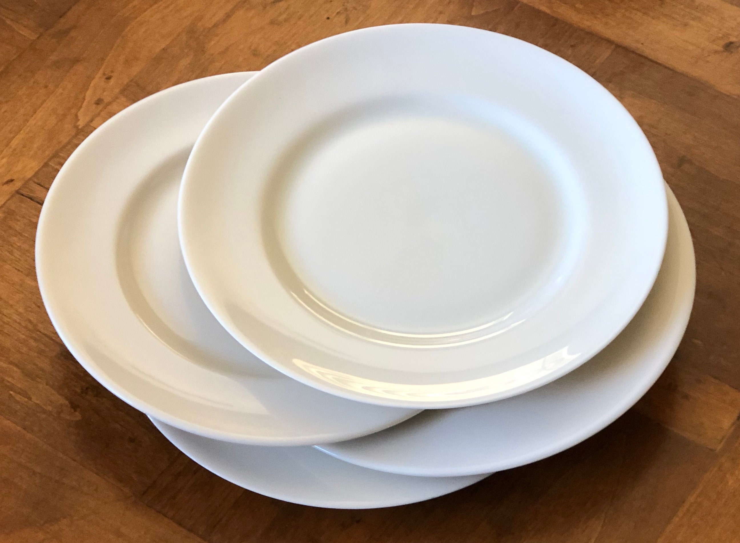 Translucent China Set of Four Off-White Ivory or Cream Small | Etsy