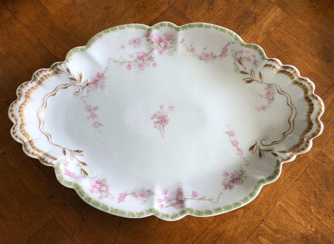 Antique Haviland Limoges France Pattern Schleiger 248m - Oval Serving ...