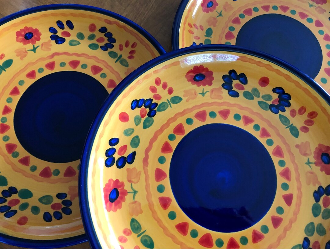 Vintage Libbey Pattern LIE4 - Set of Three Salad Plates - Etsy