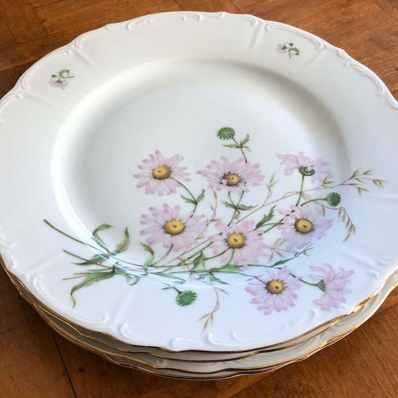 Floral China Plates - Etsy