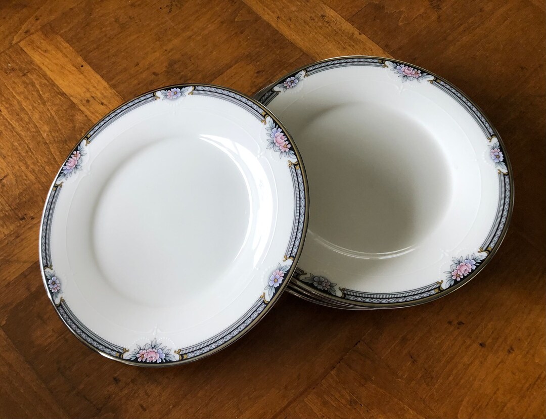 Vintage Noritake China "halifax" (pattern 7729) - Set of Four Bread ...