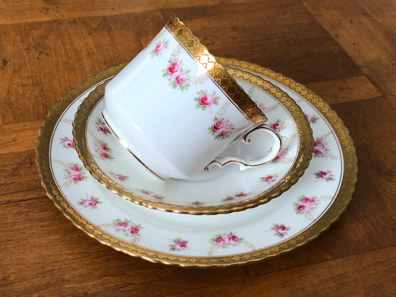 Aynsley China Pattern No. 14931 Hand-painted Pink Rosebud - Etsy