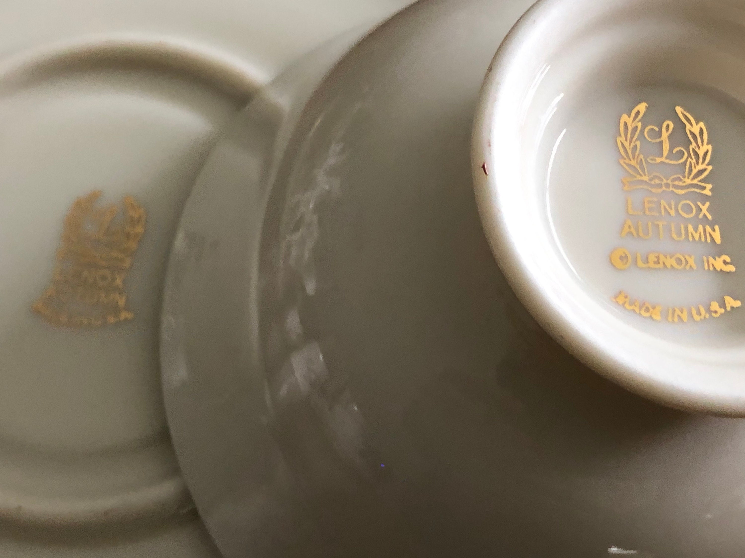 Lenox Presidential China autumn Pattern With Blue - Etsy