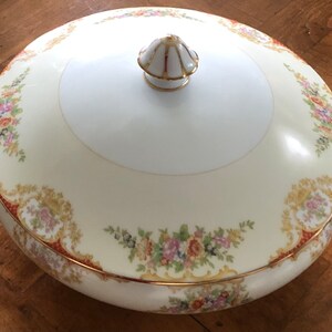 Noritake M Mark Unknown Pattern - Round Covered Serving Bowl, Tea Party ...