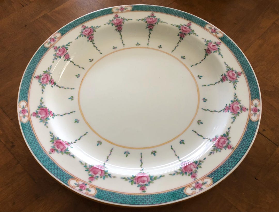 Antique Minton “persian Rose” (pattern B838) - Deep Round Platter - Etsy
