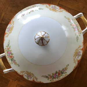Noritake M Mark Unknown Pattern - Round Covered Serving Bowl, Tea Party ...