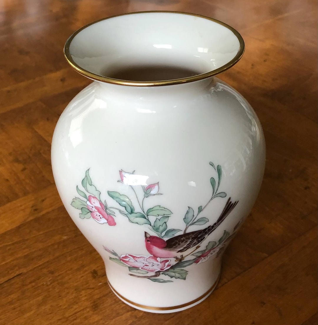 Vintage Lenox “serenade” - Giftware Vase - Etsy