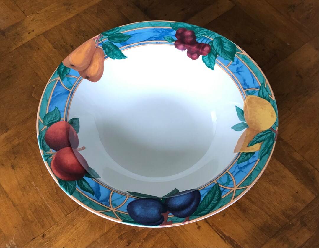 Vintage Victoria & Beale "forbidden Fruit" - Round Serving Bowl ...