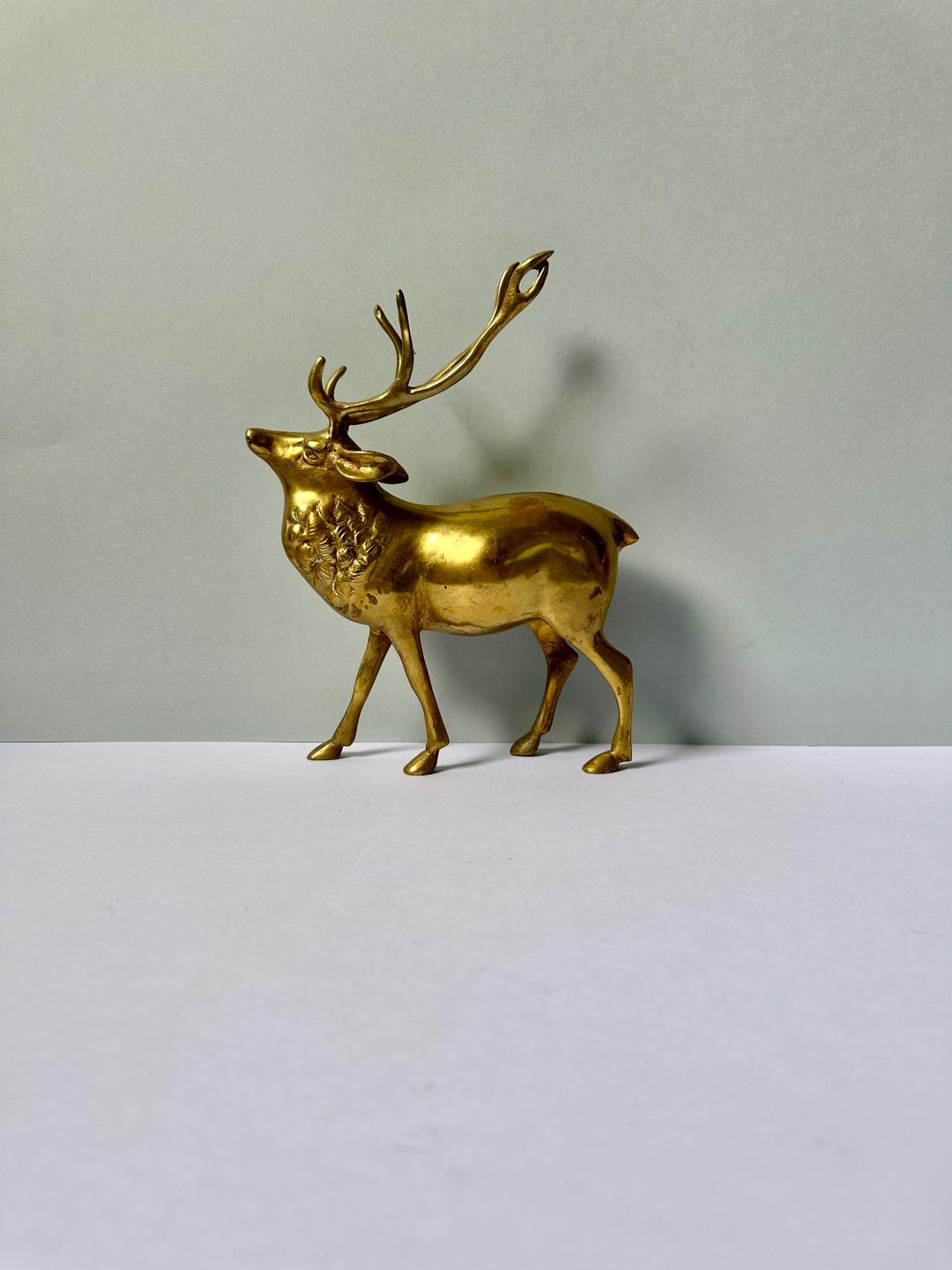 Vintage Brass Red Deer Figurine – Scandinavian MCM Decor, 1960s - Etsy