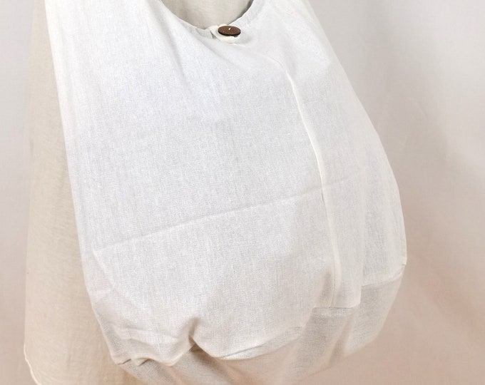 White Cotton Messenger Bag Shoulder Bag Handbags Hippie Bag - Etsy