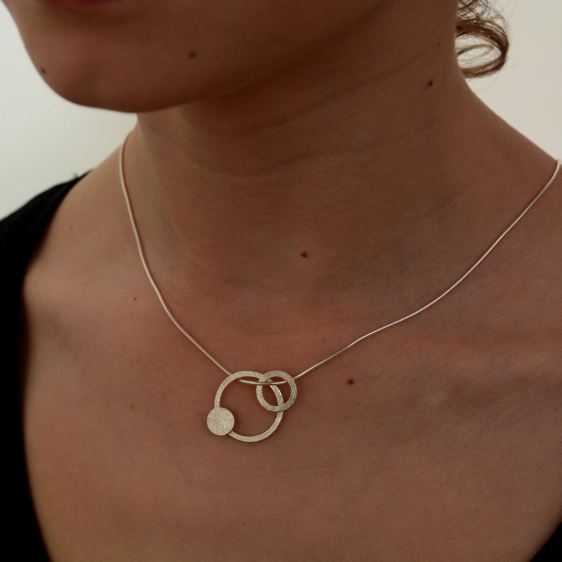 Planets Silver Pendant - Etsy