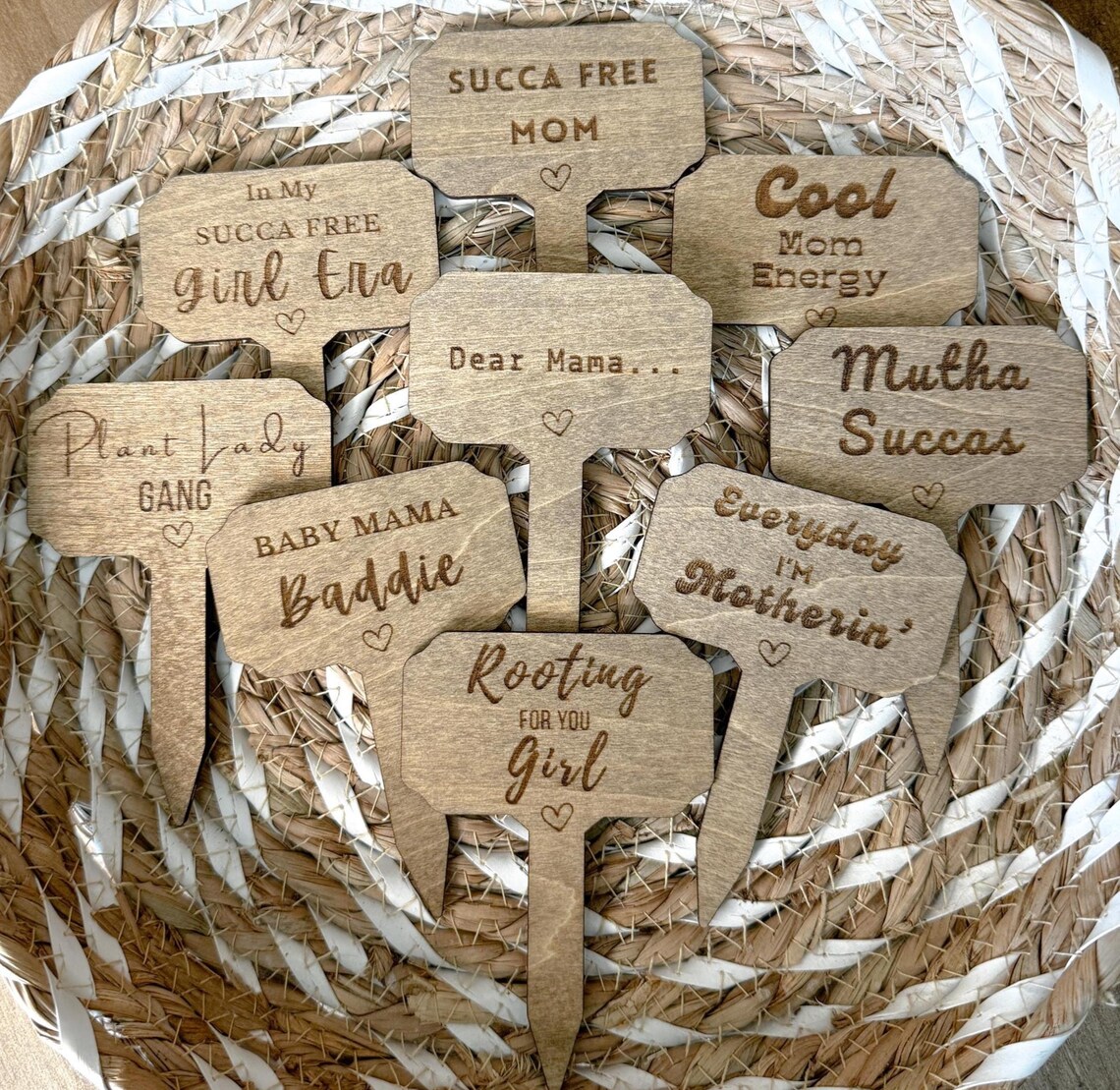 Sassy and Hip Plant Stakes for Moms, Aunties, Sisters, Besties ...