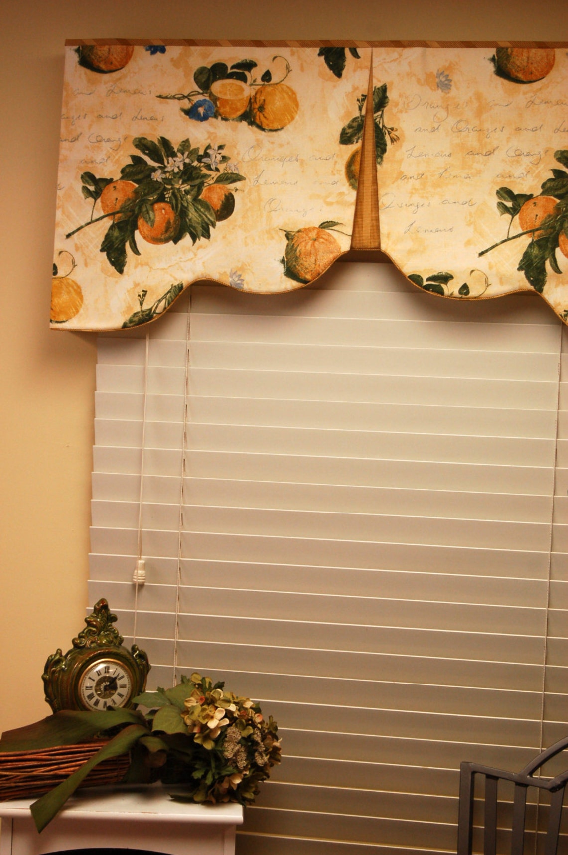 Custom Window Treatment RENEE Hidden Rod Pocket Valance Fits - Etsy