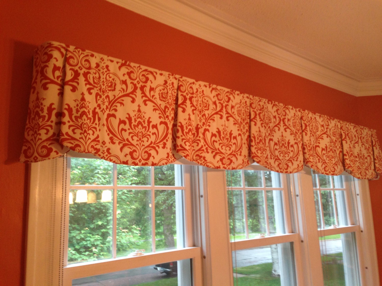 Custom Wide Width Valance PEYTON Hidden Rod Pocket Valance | Etsy