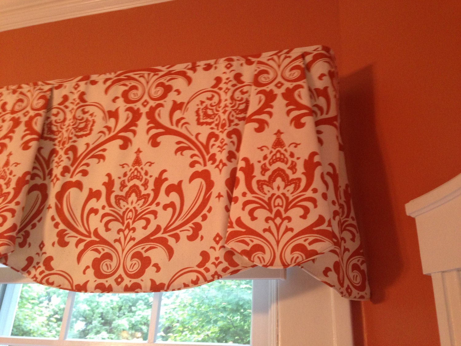 Custom Wide Width Valance PEYTON Hidden Rod Pocket Valance | Etsy