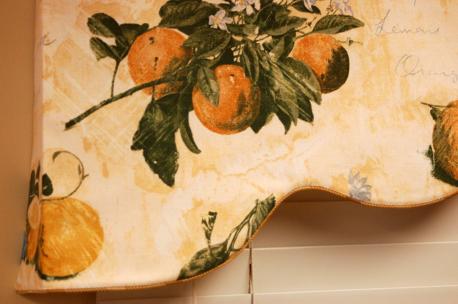 Custom Window Treatment RENEE Hidden Rod Pocket Valance Fits | Etsy