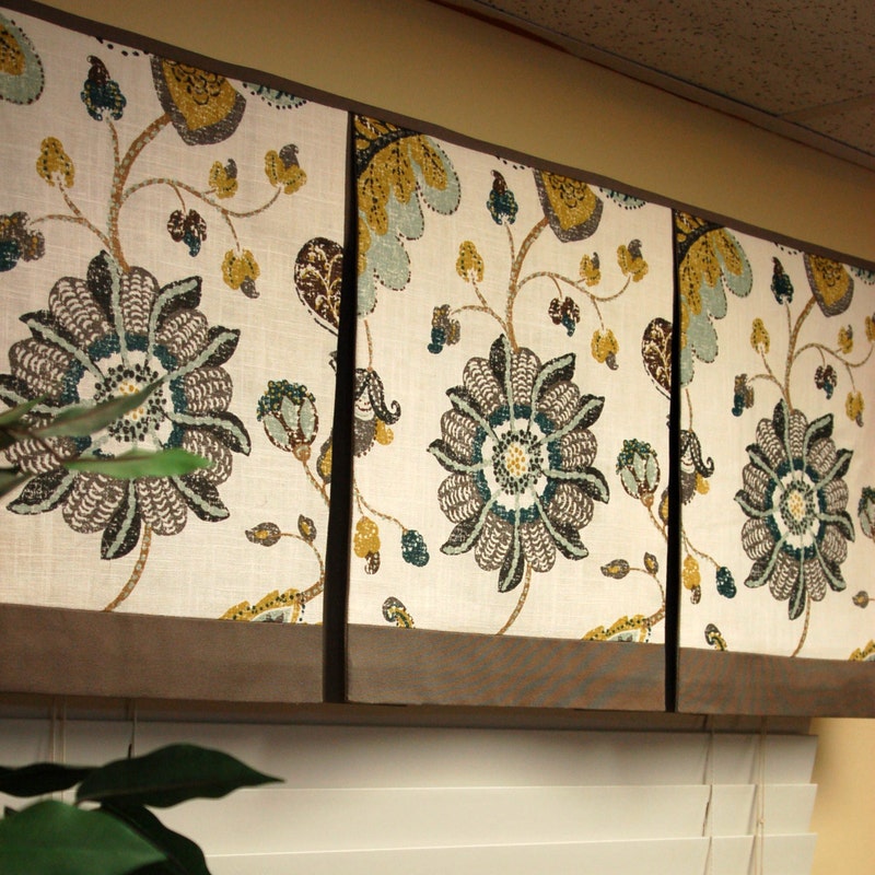 Box Pleat Valance - Etsy