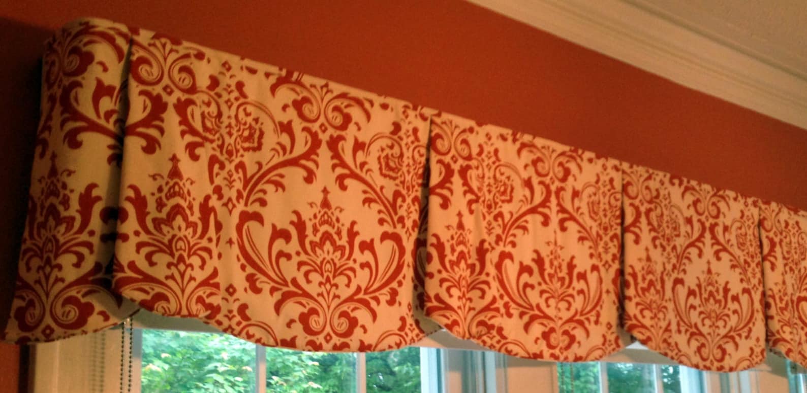 Custom Wide Width Valance PEYTON Hidden Rod Pocket Valance | Etsy